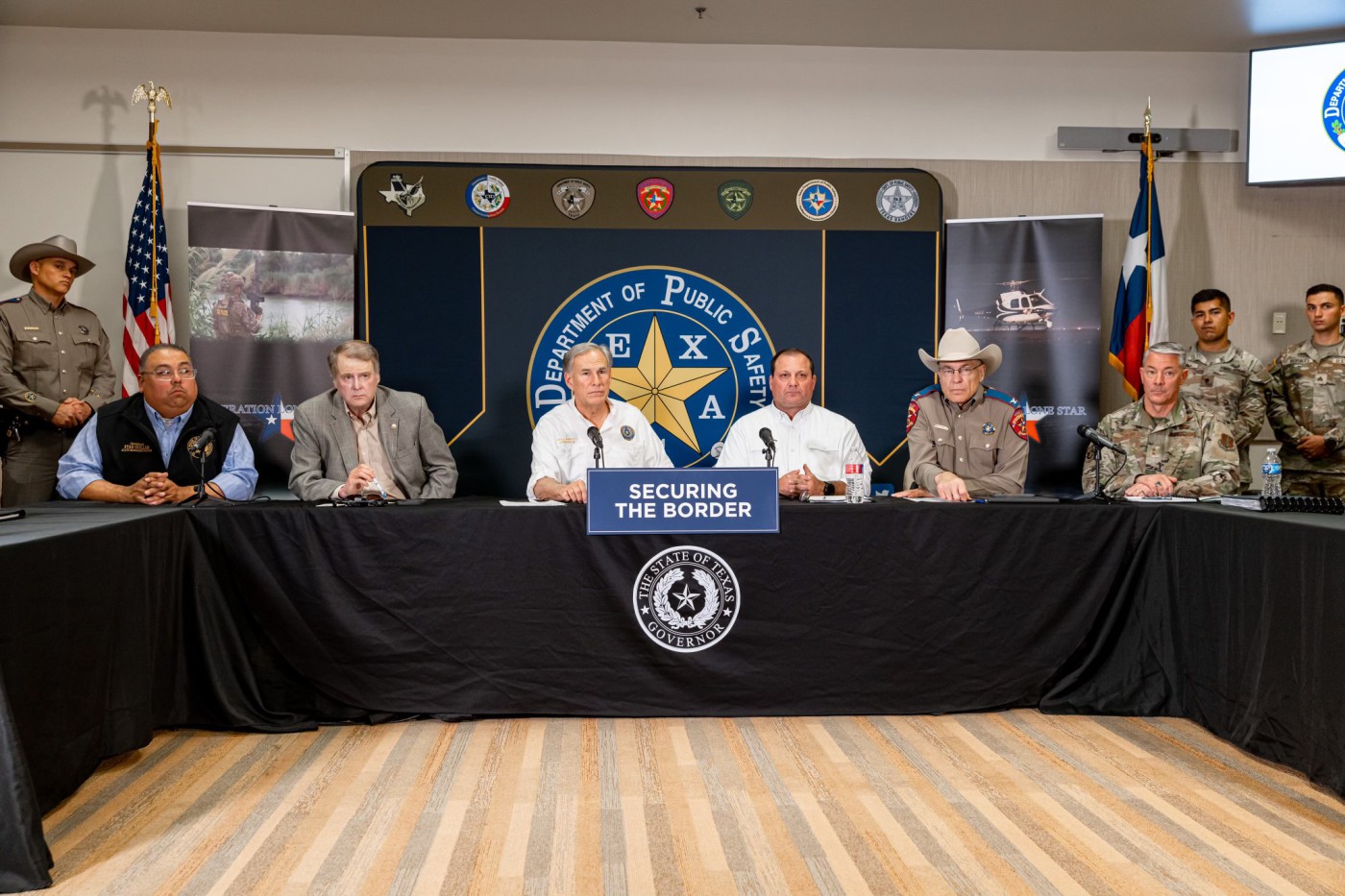 Texas Governor Greg Abbott holds Roundtable Discussion in Weslaco on ...